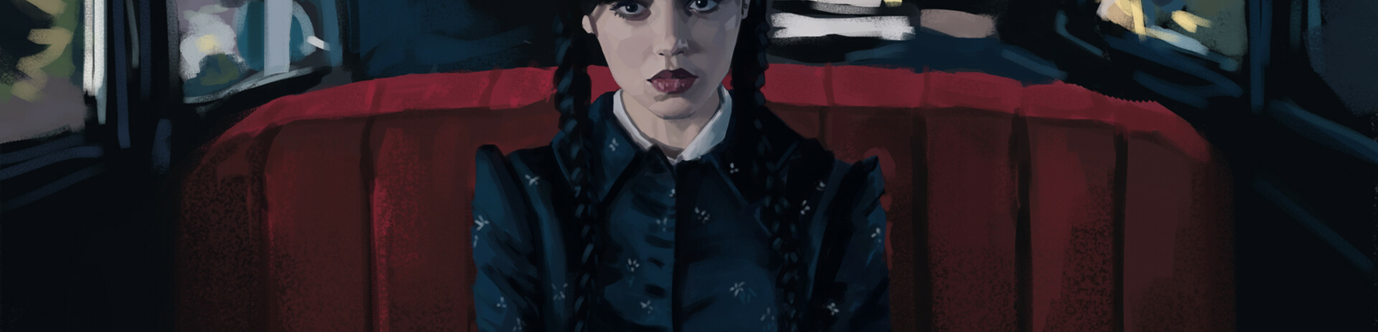 4480x1080 Resolution Wednesday Addams Netflix Digital 4480x1080 ...