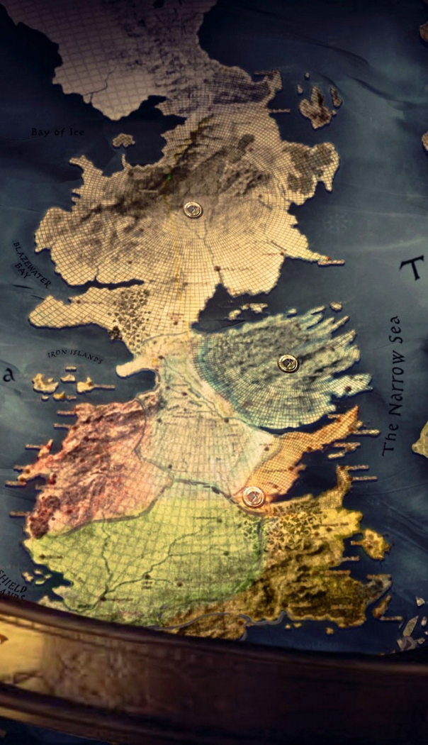 604x1050 Resolution Westeros Map Game Of Thrones Tv Show Wallpaper ...