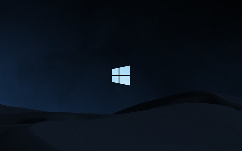 800x500 Resolution Windows 10 Clean Dark 800x500 Resolution Background ...