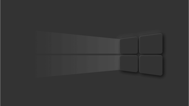 640x360 Resolution Windows 10 Dark Mode Logo 640x360 Resolution ...