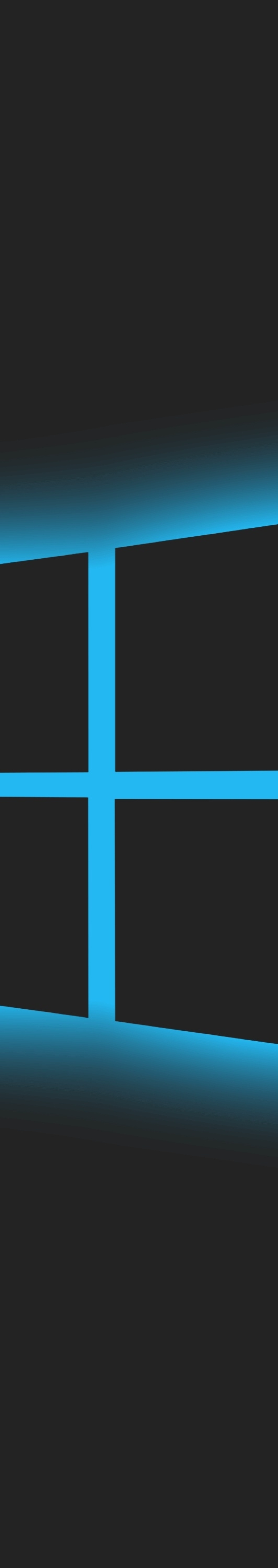 1280x7202 Resolution Windows 10 Logo Blue Glow 1280x7202 Resolution ...