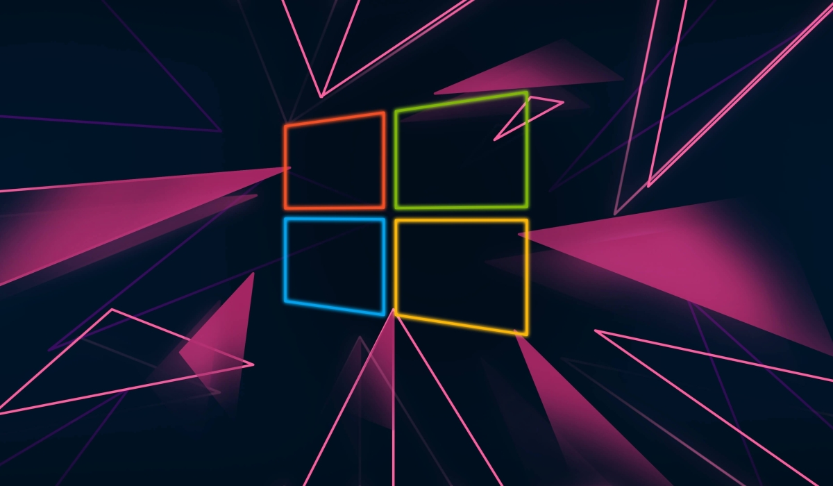 1200x700 Resolution Windows 10 Neon Logo 1200x700 Resolution Wallpaper ...
