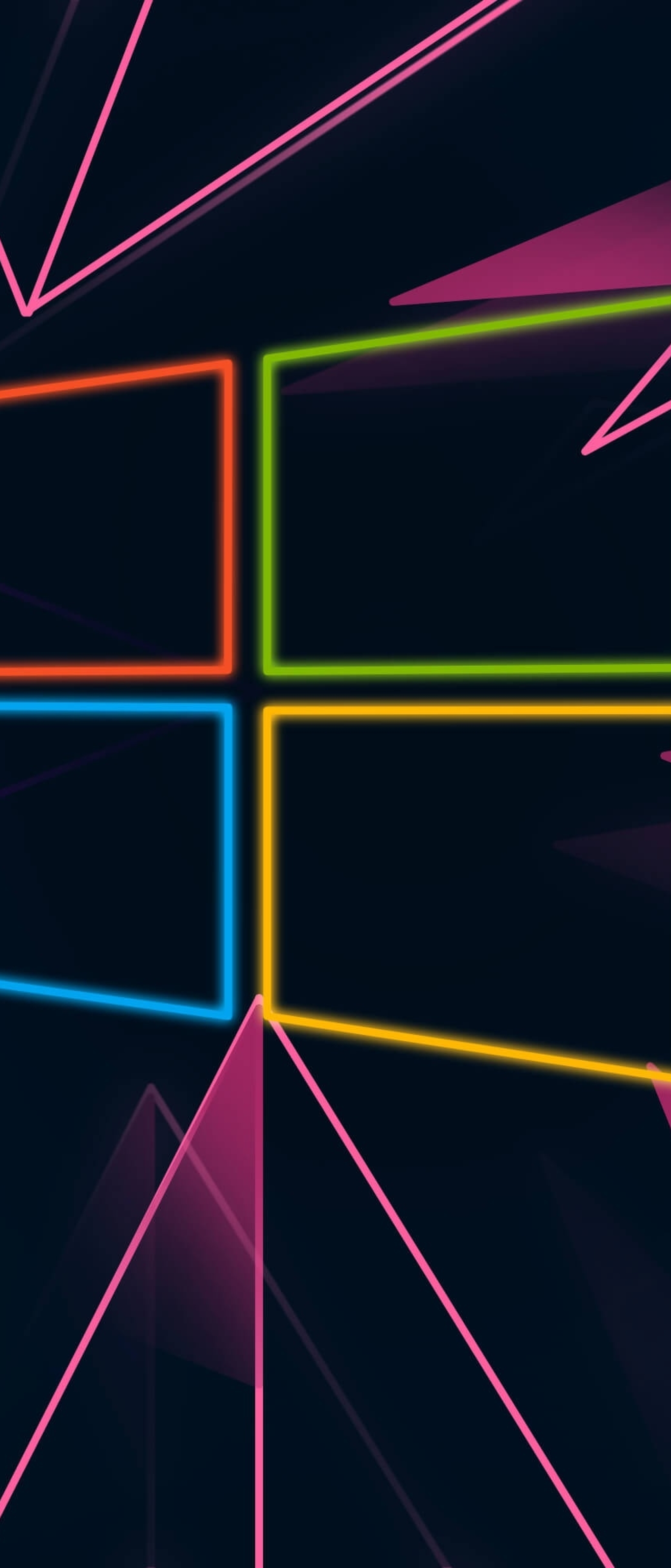 1644x3840 Resolution Windows 10 Neon Logo 1644x3840 Resolution ...
