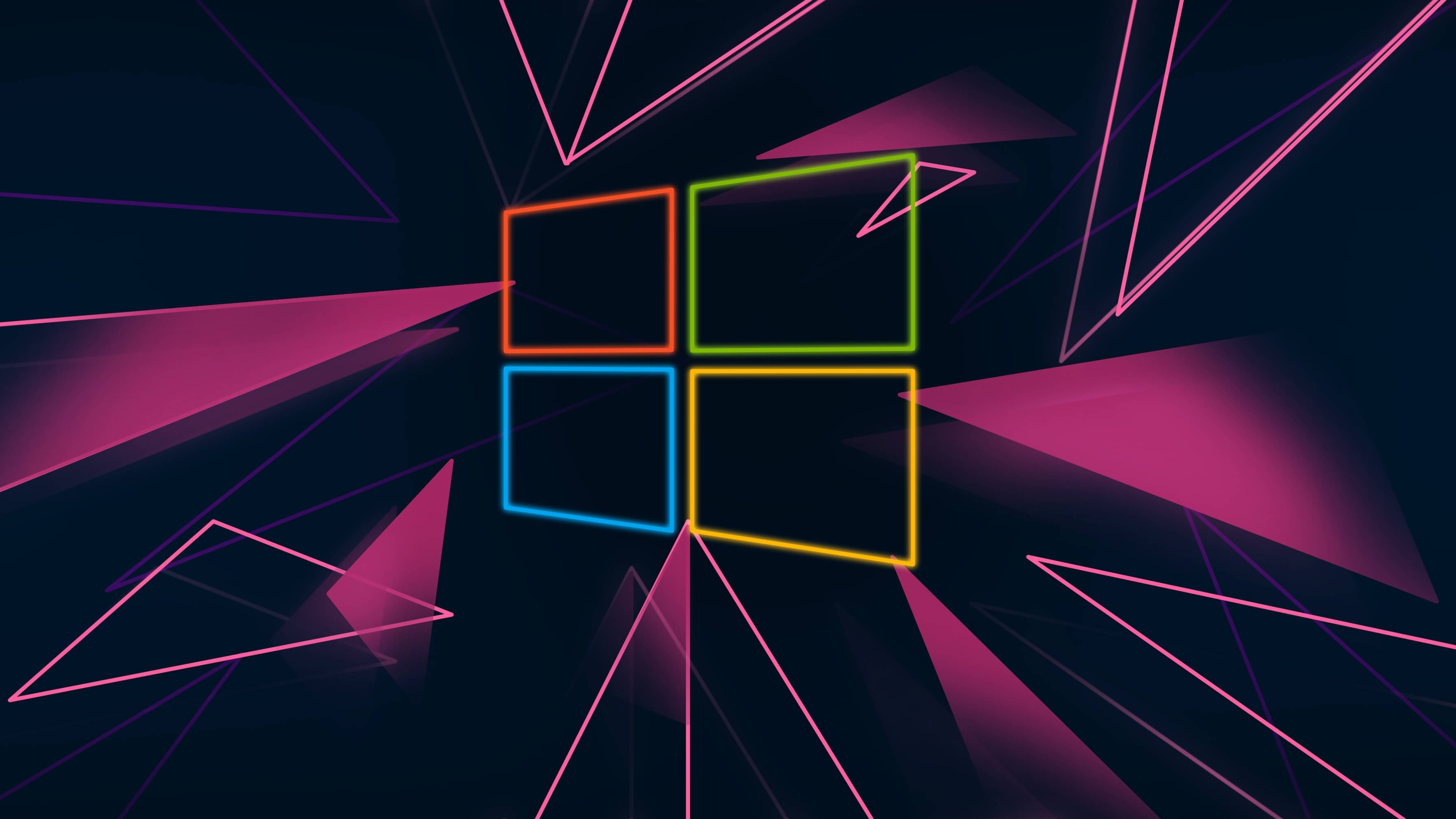 5760x3240 Resolution Windows 10 Neon Logo 5760x3240 Resolution ...
