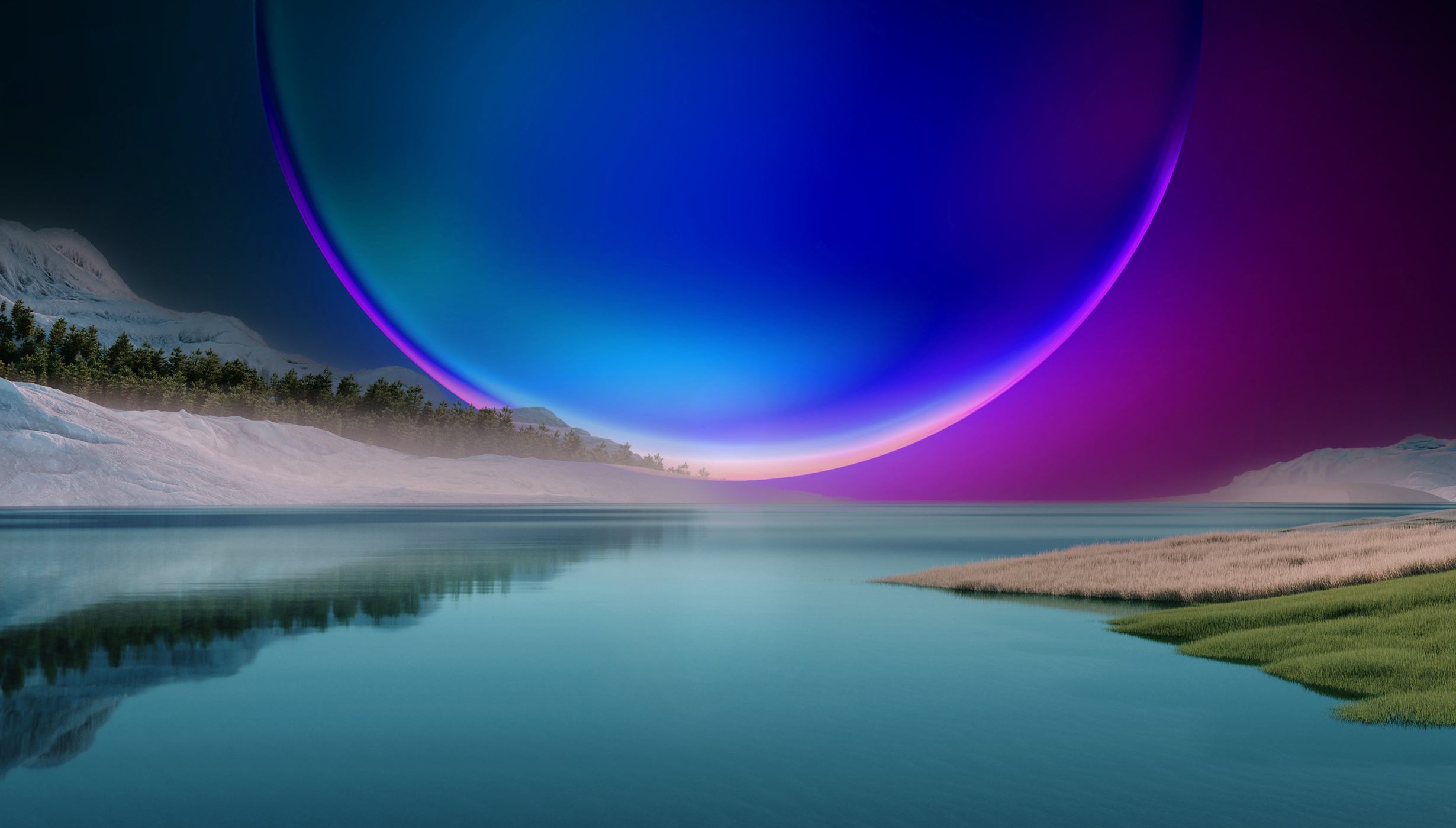2460x1400 Windows 11 Custom Digital 2460x1400 Resolution Wallpaper, HD ...