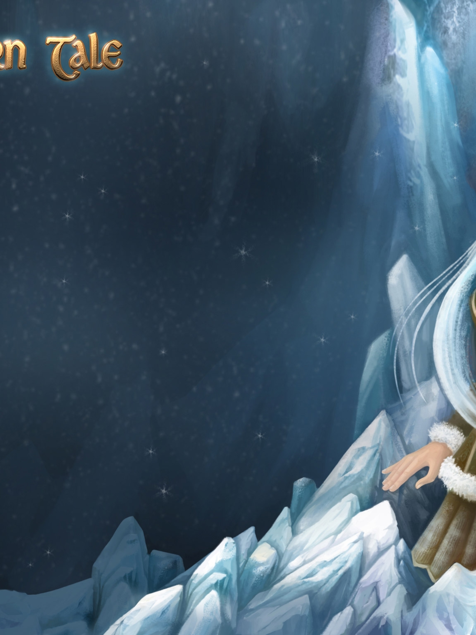 1650x2200 winter, fantasy girl, tales north 1650x2200 Resolution ...