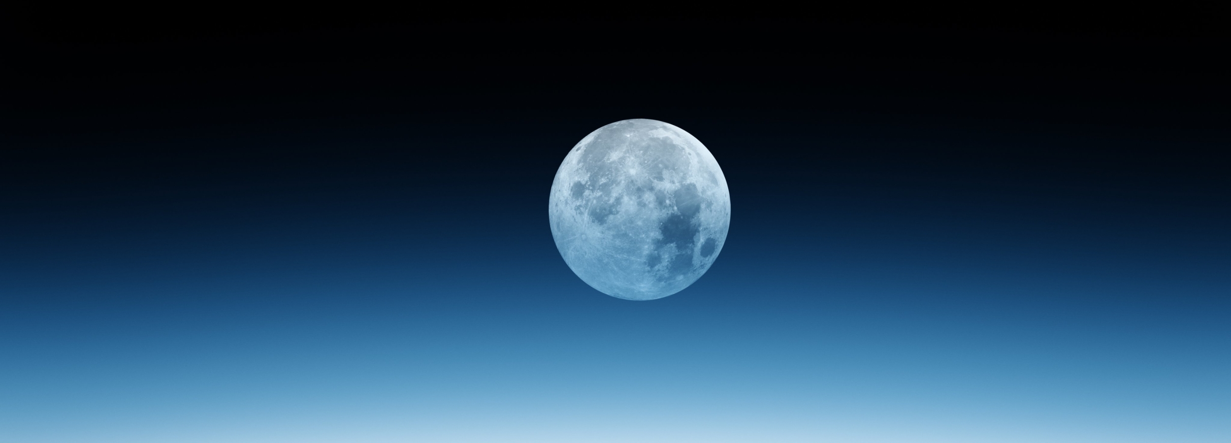 2500x900 Wobble Moon 4K 2500x900 Resolution Wallpaper, HD Nature 4K ...