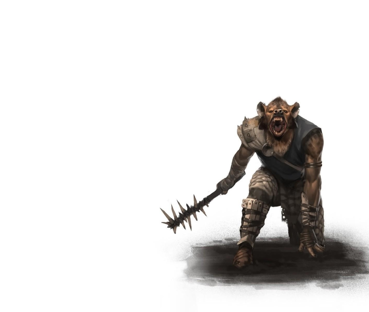 1280x1080 Resolution wolf, werewolf, mace 1280x1080 Resolution ...