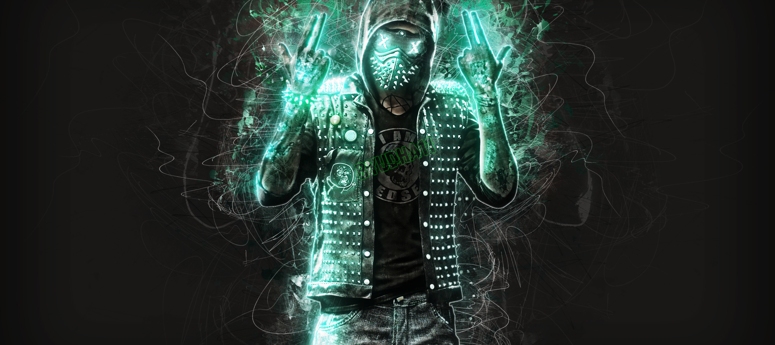 2560x1140 Resolution Wrench Watch Dogs 2 Fan Art 2560x1140 Resolution ...