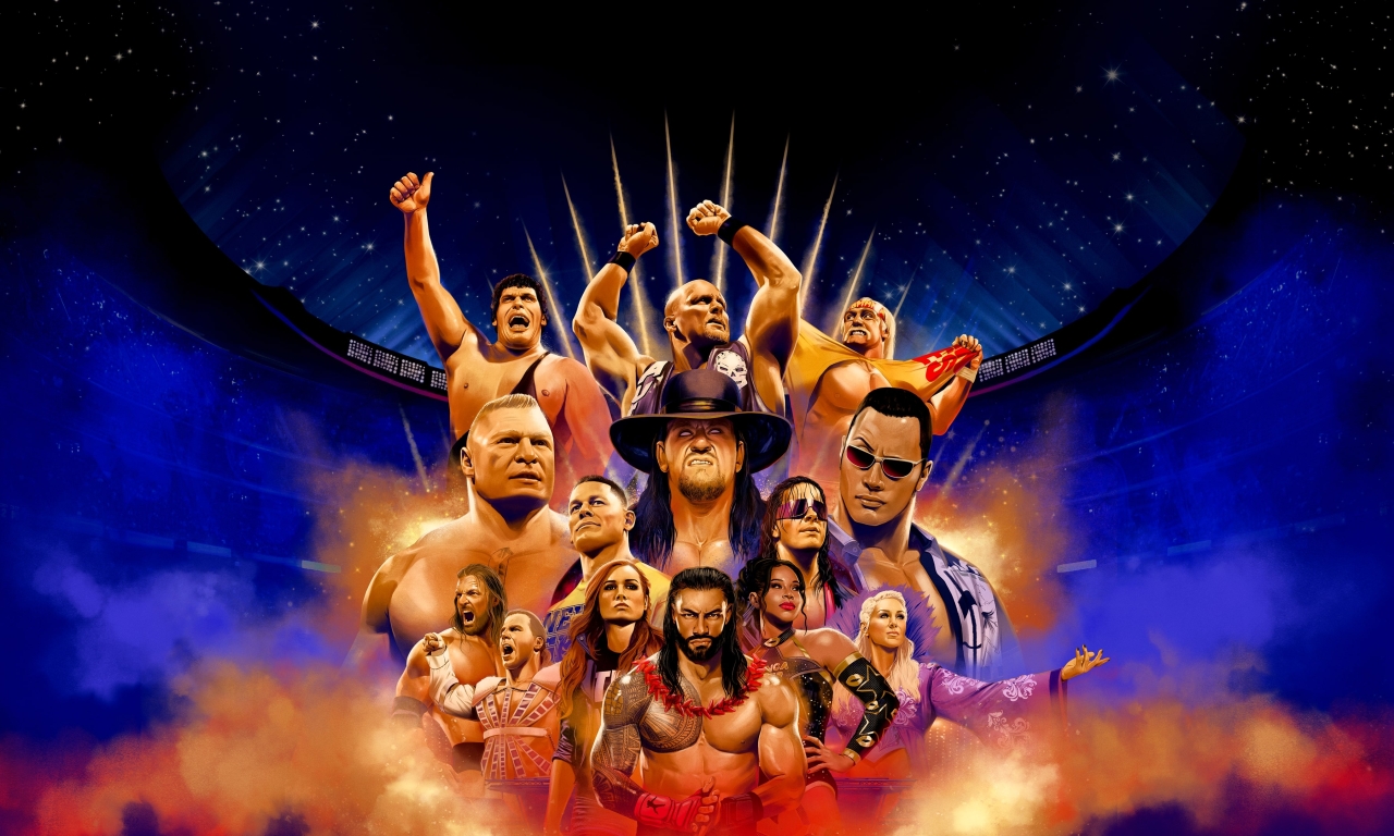 1280x768 Resolution WWE 2K Gaming 2024 1280x768 Resolution Wallpaper ...