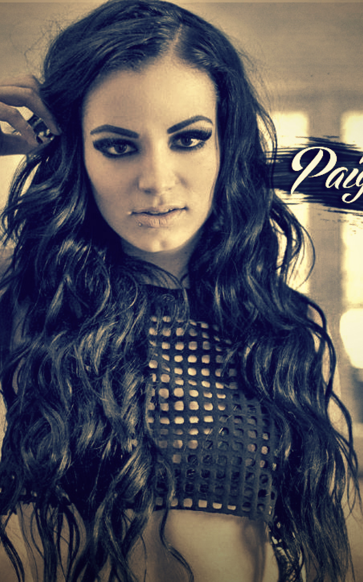 1200x1920 WWE Diva Paige Retro Colors 1200x1920 Resolution Wallpaper ...
