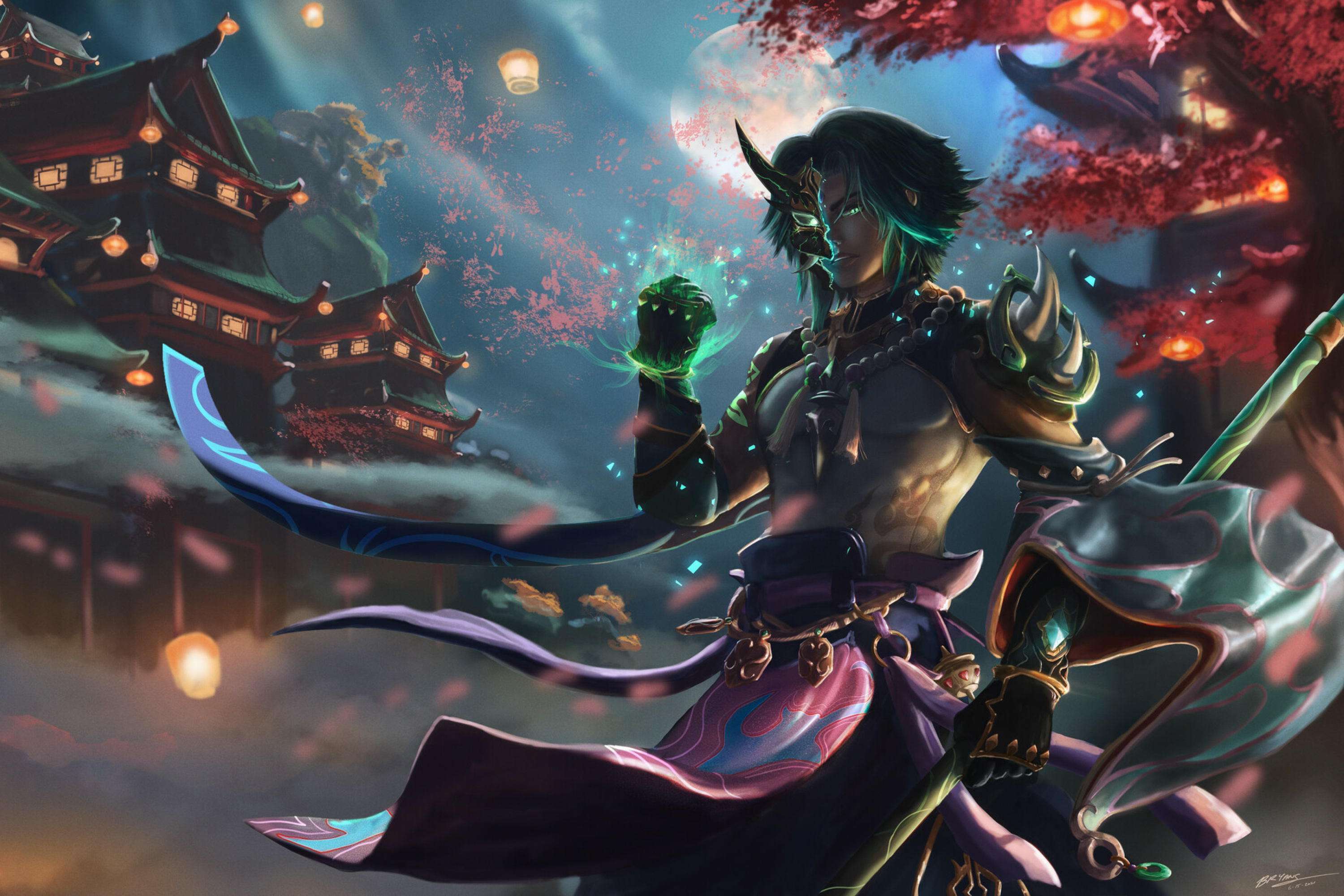 3000x2000 Xiao HD Genshin Impact Power 3000x2000 Resolution Wallpaper ...
