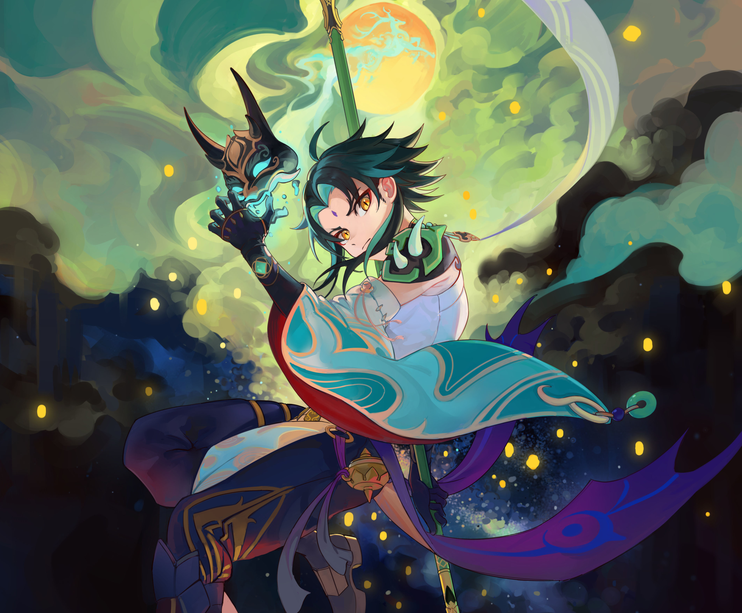 2520x2080 Resolution Xiao NNAA Mask Genshin Impact 2520x2080 Resolution ...