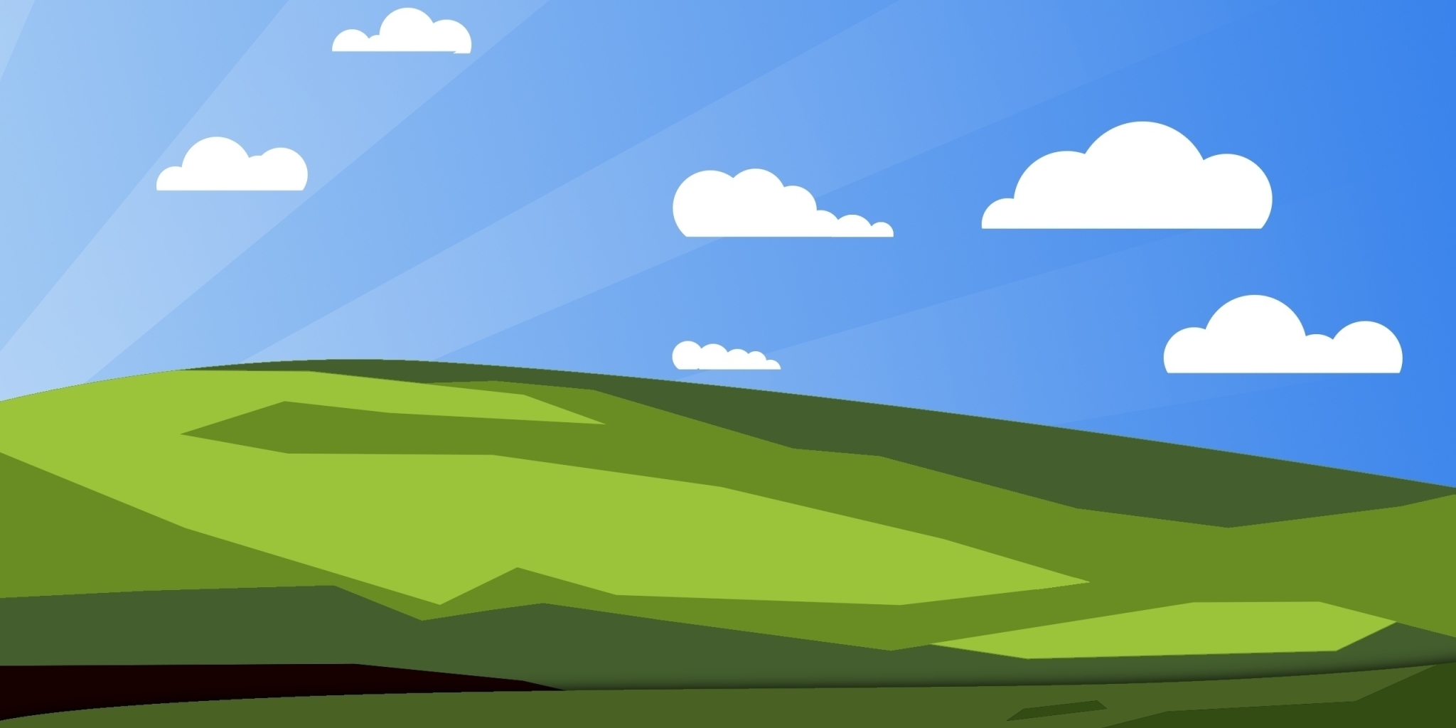 2048x1024 Resolution XP Windows Vector 2048x1024 Resolution Wallpaper ...