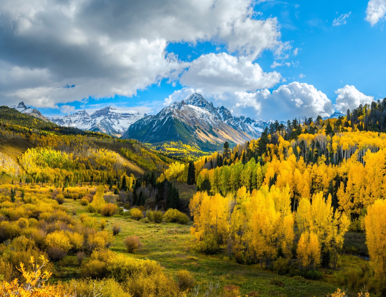 1302x1000 Yellow Forest Landscape 4k Mountains 1302x1000 Resolution ...