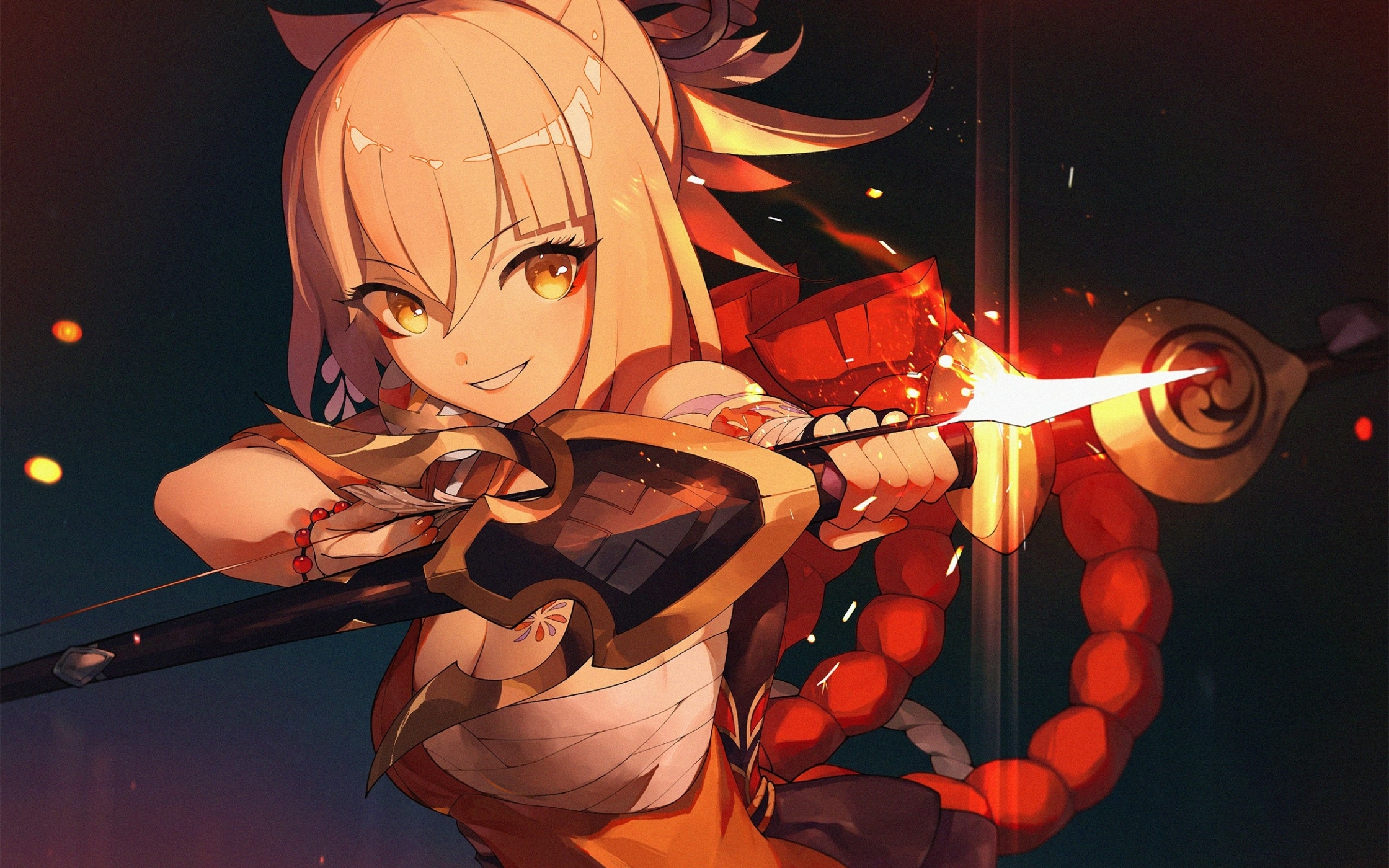 2240x1400 Resolution Yoimiya HD Genshin Impact Art 2240x1400 Resolution ...
