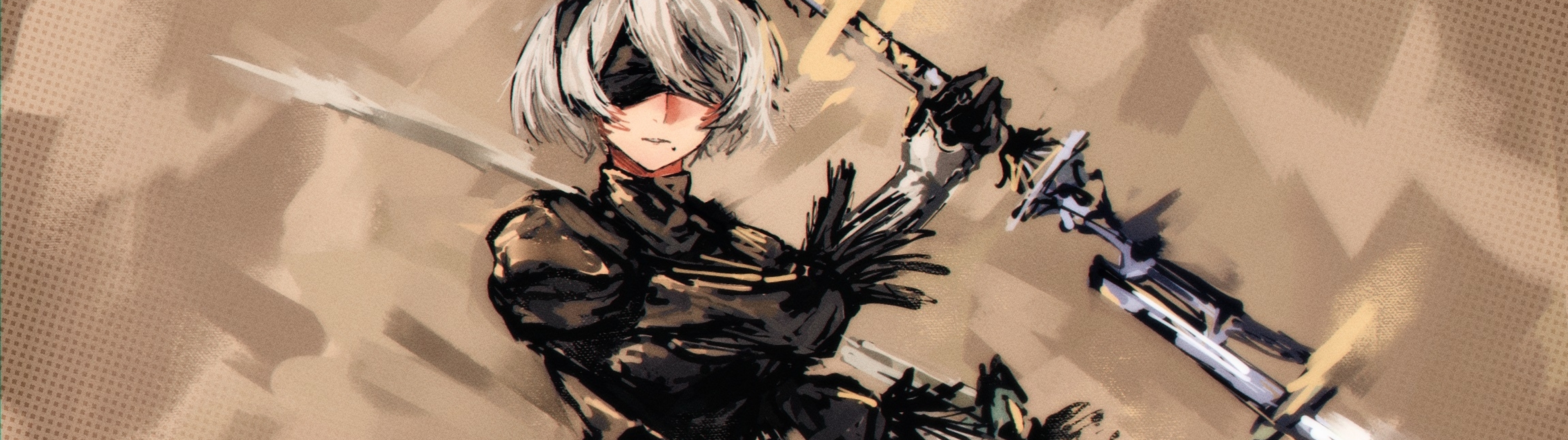 3840x1080 Resolution YoRHa No.2 Type B 3840x1080 Resolution Wallpaper ...