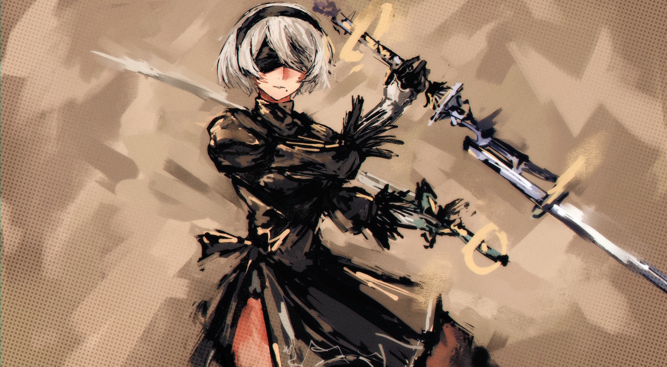 9840x9160 YoRHa No.2 Type B 9840x9160 Resolution Wallpaper, HD Anime 4K ...