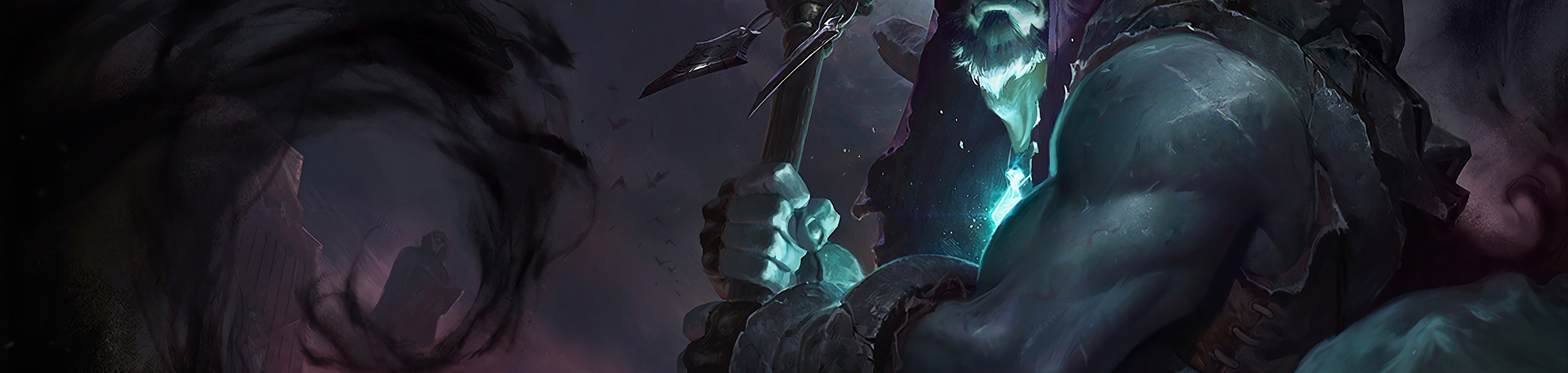 7560x1800 Yorick 4K League of Legends 7560x1800 Resolution Wallpaper ...
