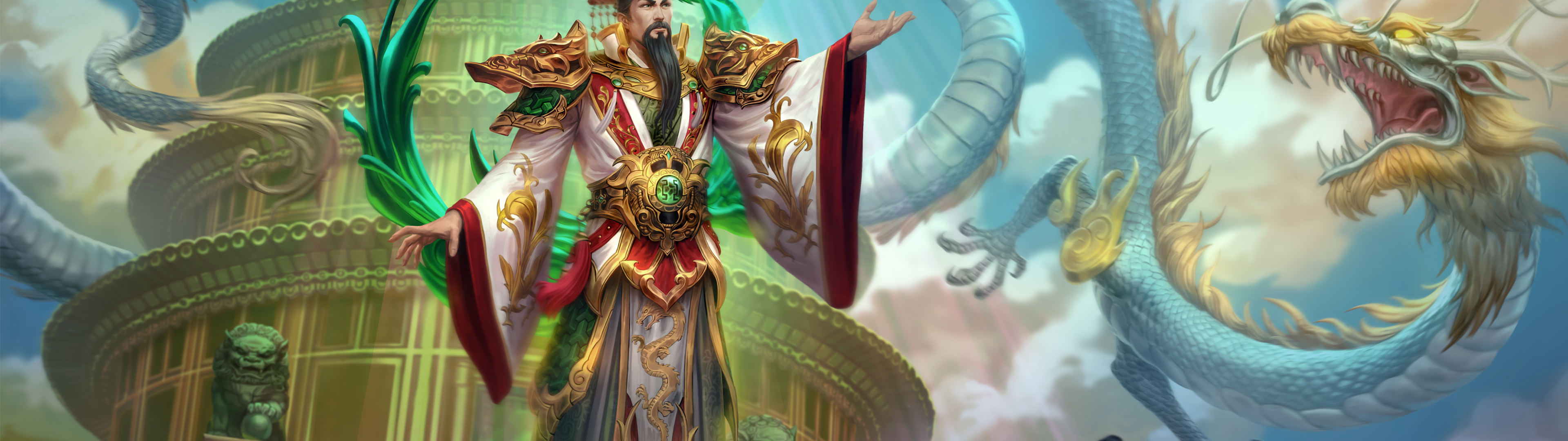 3840x1080 Resolution Yu Huang The Jade Emperor Smite Gaming 3840x1080 ...
