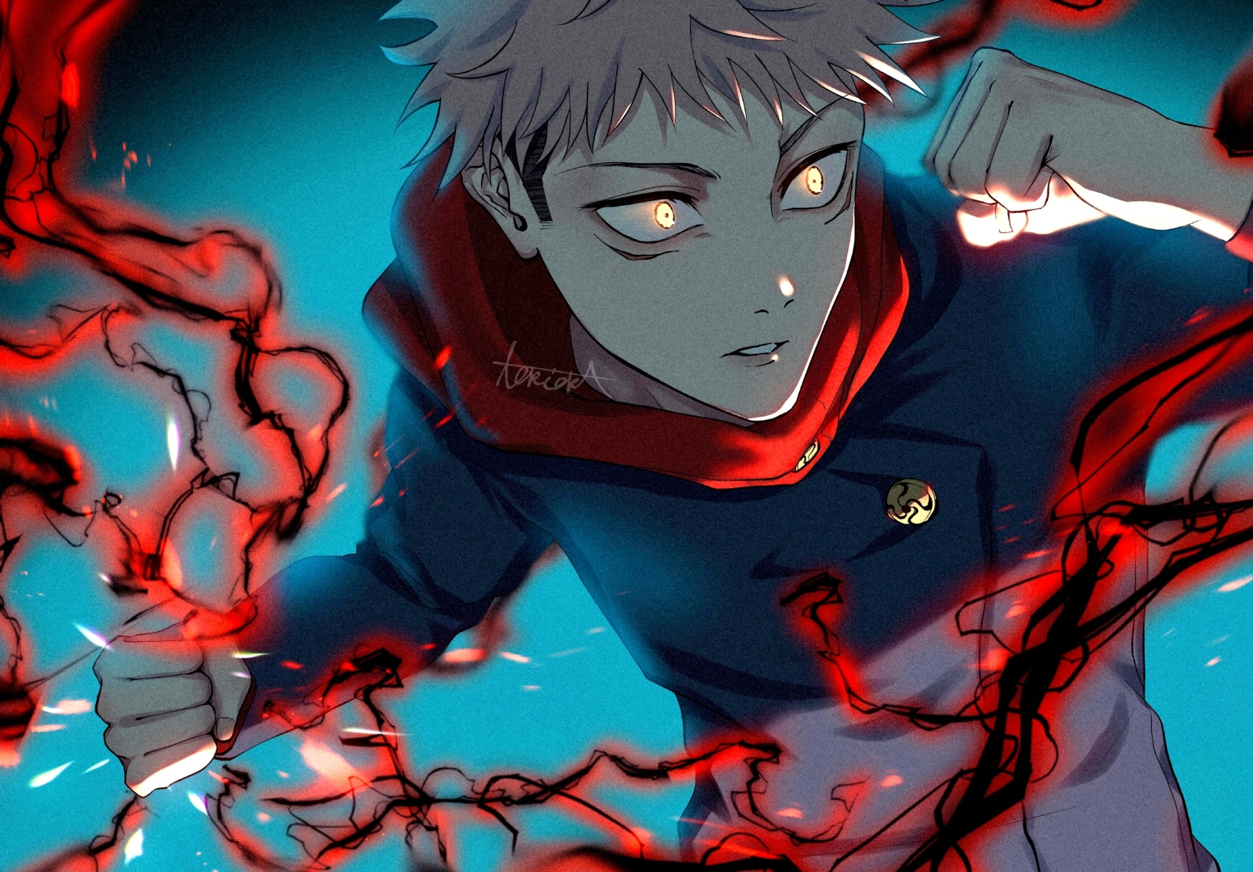 4223x2938 Resolution Yuji Itadori HD Jujutsu Kaisen Fan Art 4223x2938 ...