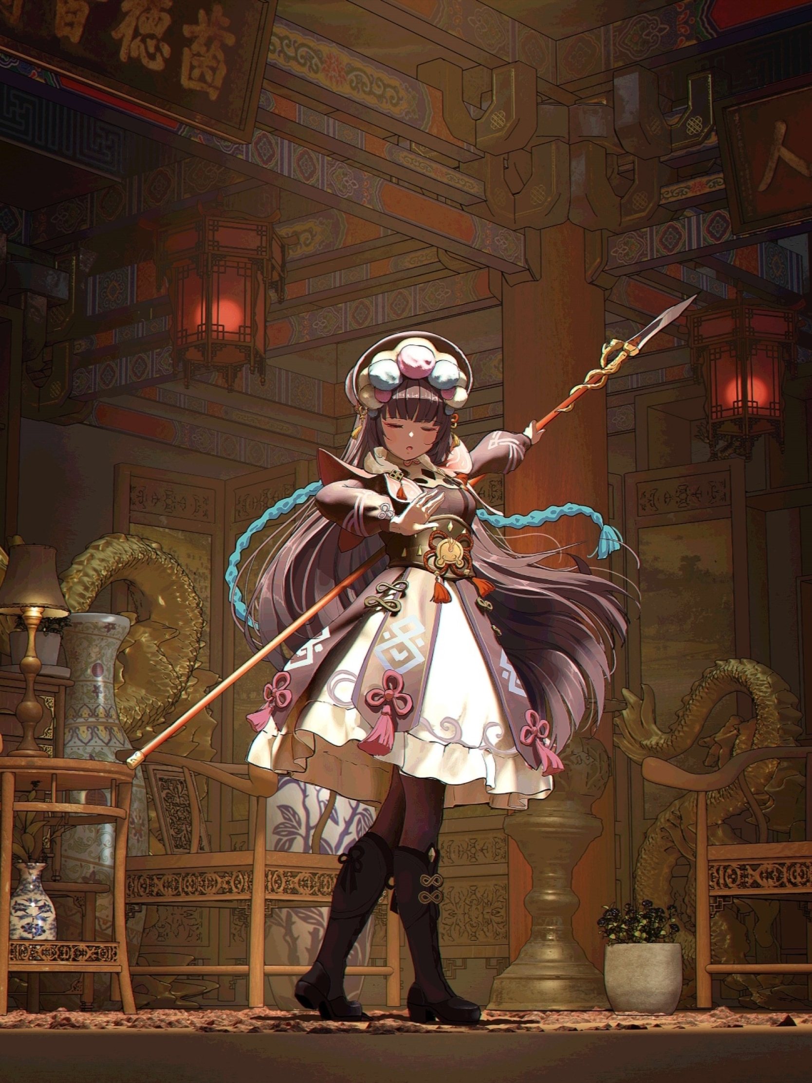1668x2226 Yun Jin Gaming Art Genshin Impact 1668x2226 Resolution ...