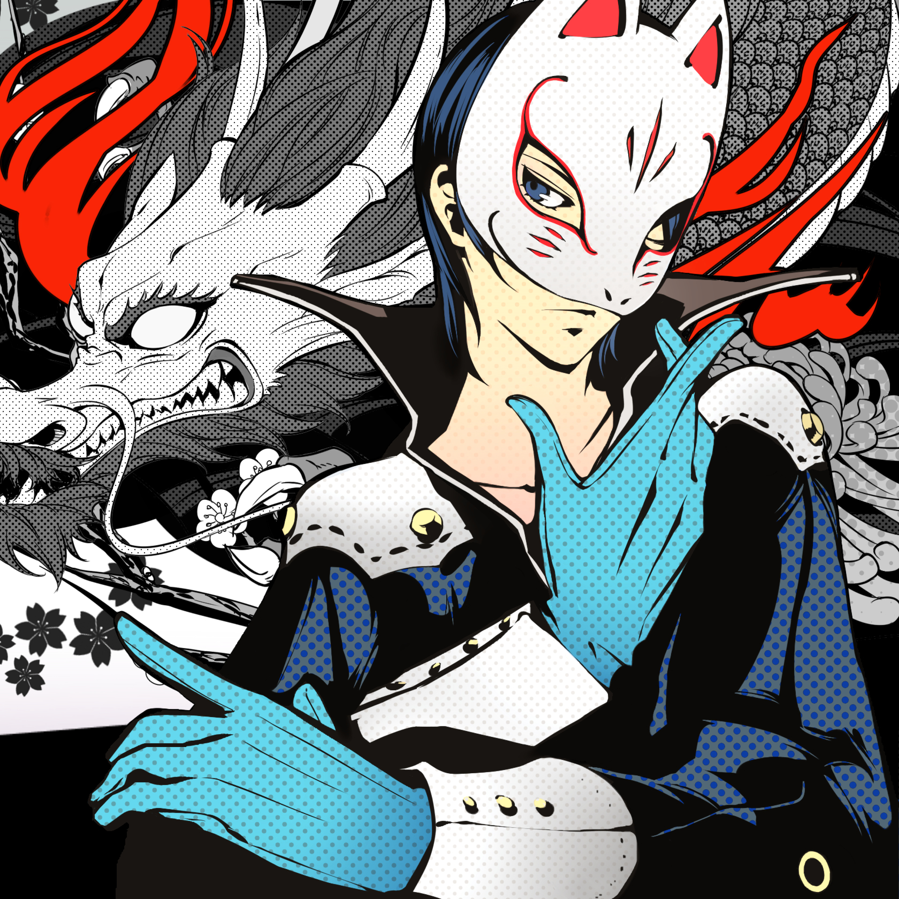 3088x3088 Resolution Yusuke Kitagawa Persona 5 Royal 3088x3088 ...