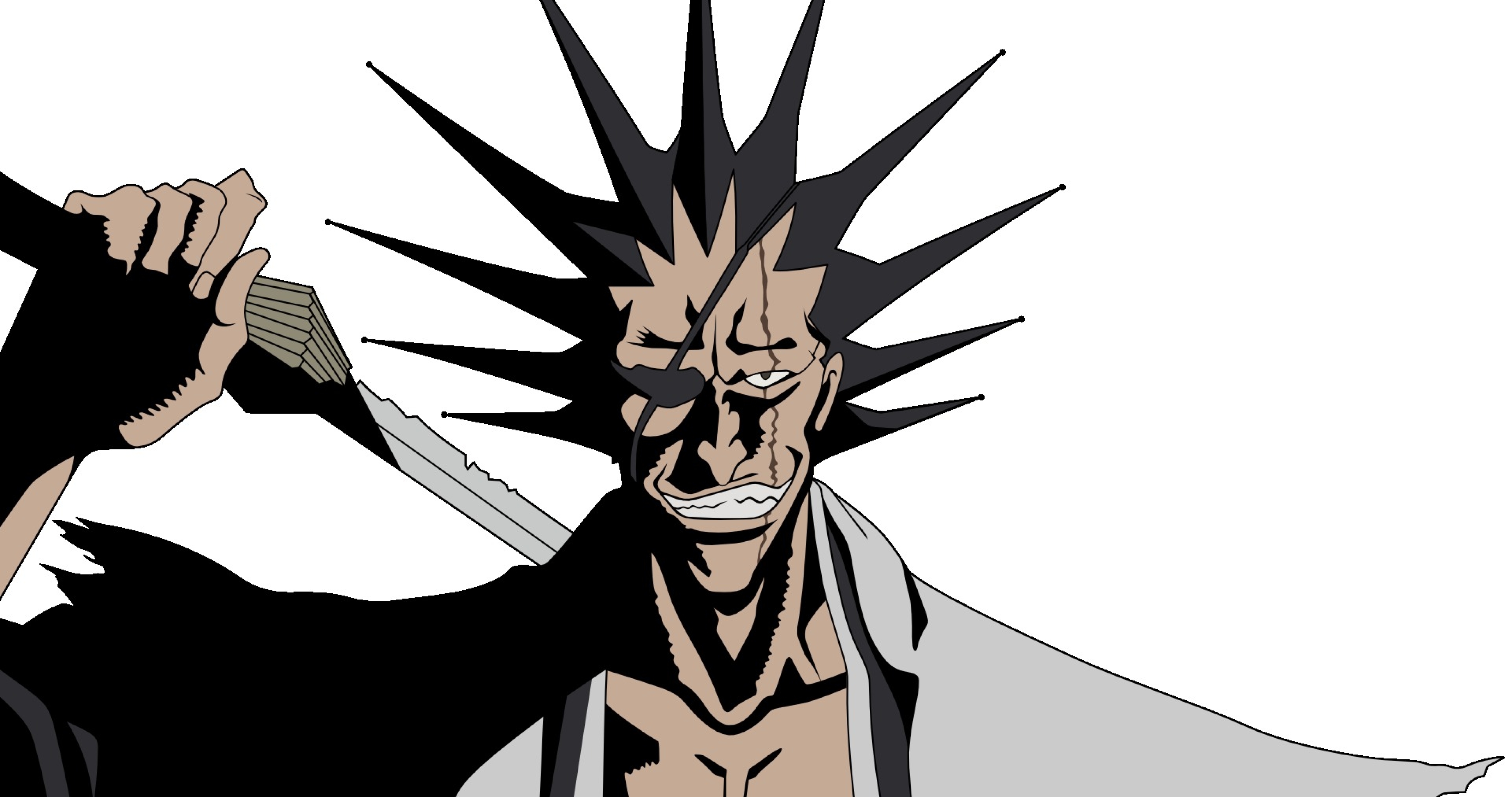 4096x2160 Resolution Zaraki Kenpachi Bleach Anime 4096x2160 Resolution ...