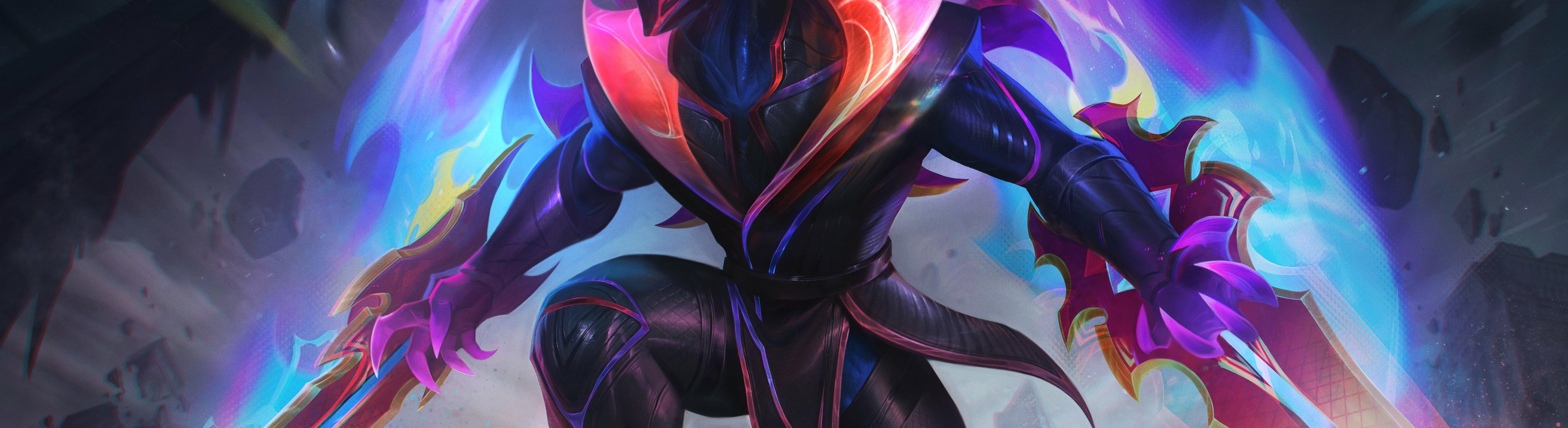 5120x1400 Resolution Zed Art League Of Legends 4K Digital 5120x1400 ...