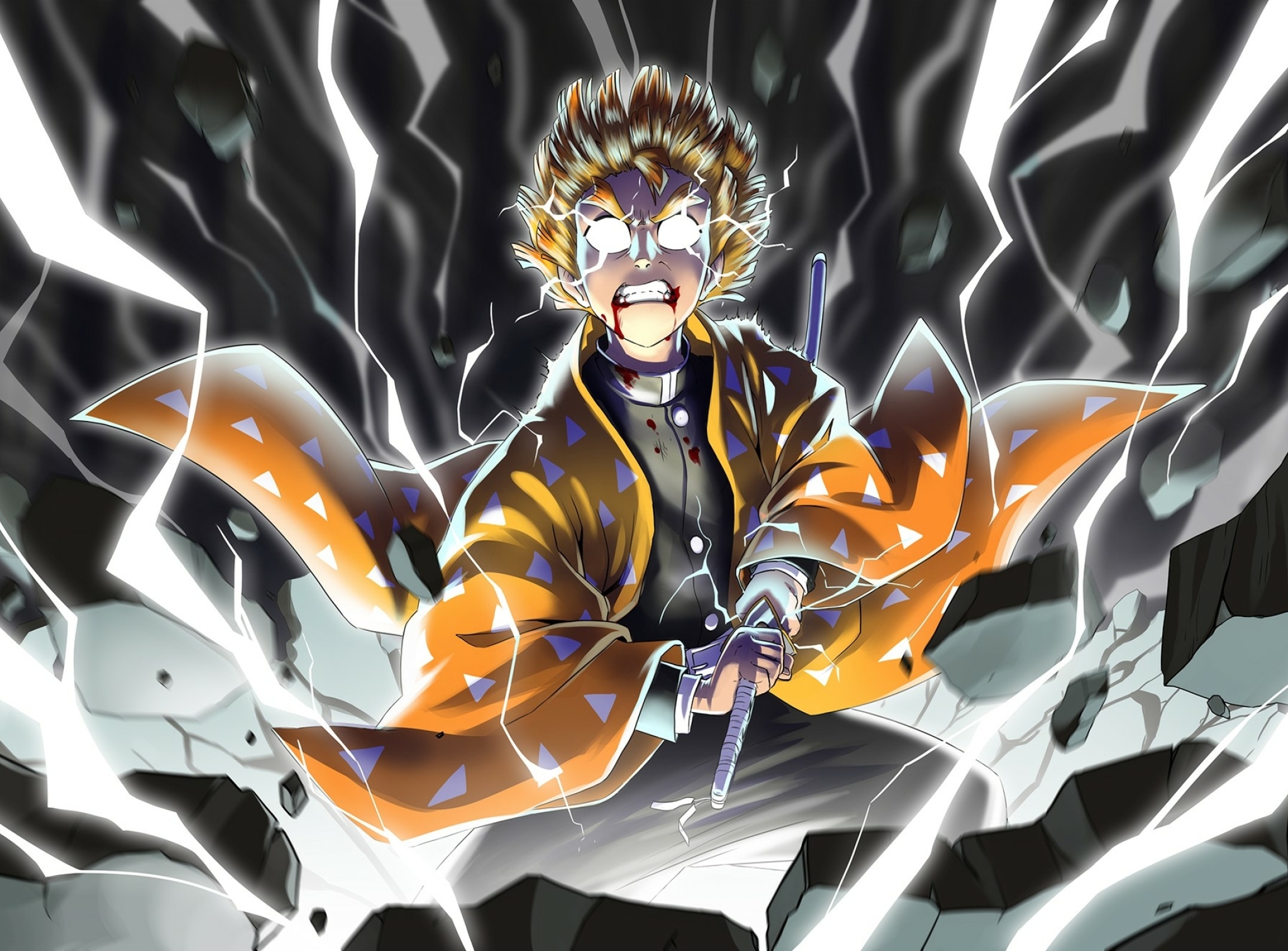 2048x1512 Resolution Zenitsu Agatsuma Cool Demon Slayer 2048x1512 ...
