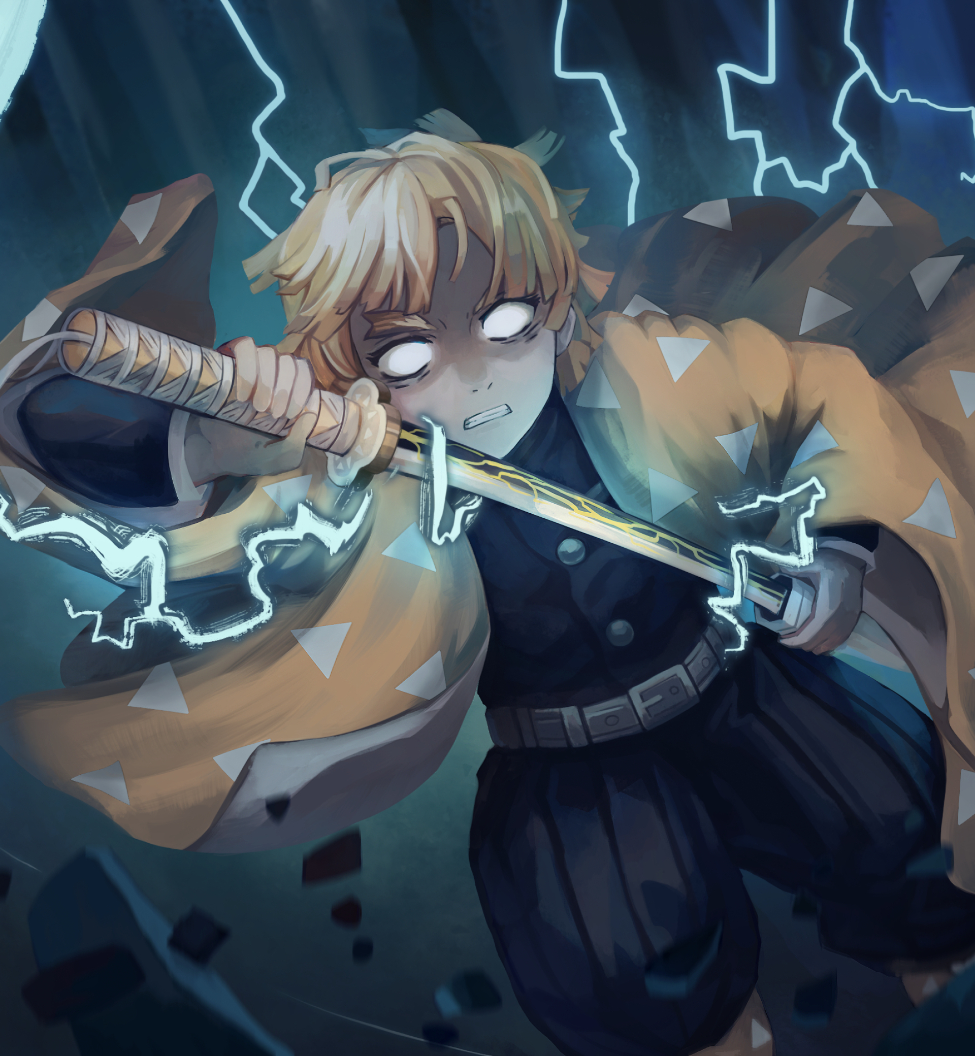 1920x2080 Resolution Zenitsu Agatsuma Fight Mode 1920x2080 Resolution ...