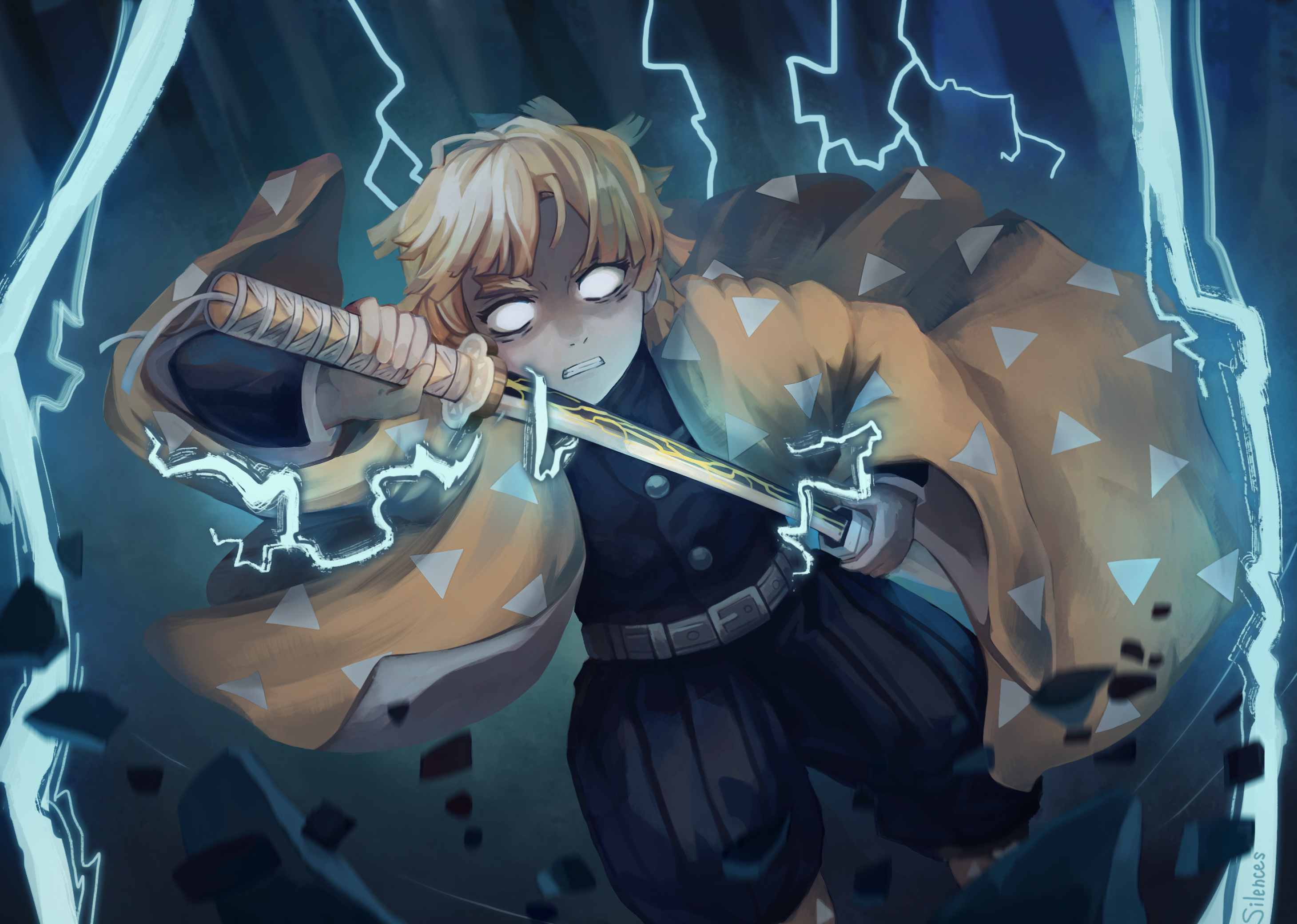 2920x2080 Resolution Zenitsu Agatsuma Fight Mode 2920x2080 Resolution ...
