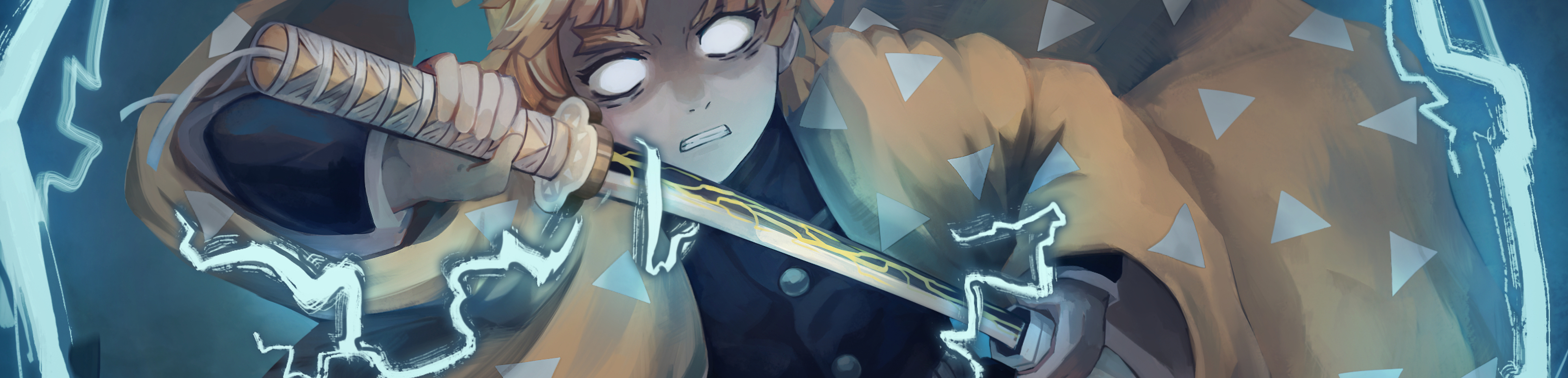 4480x1080 Resolution Zenitsu Agatsuma Fight Mode 4480x1080 Resolution ...