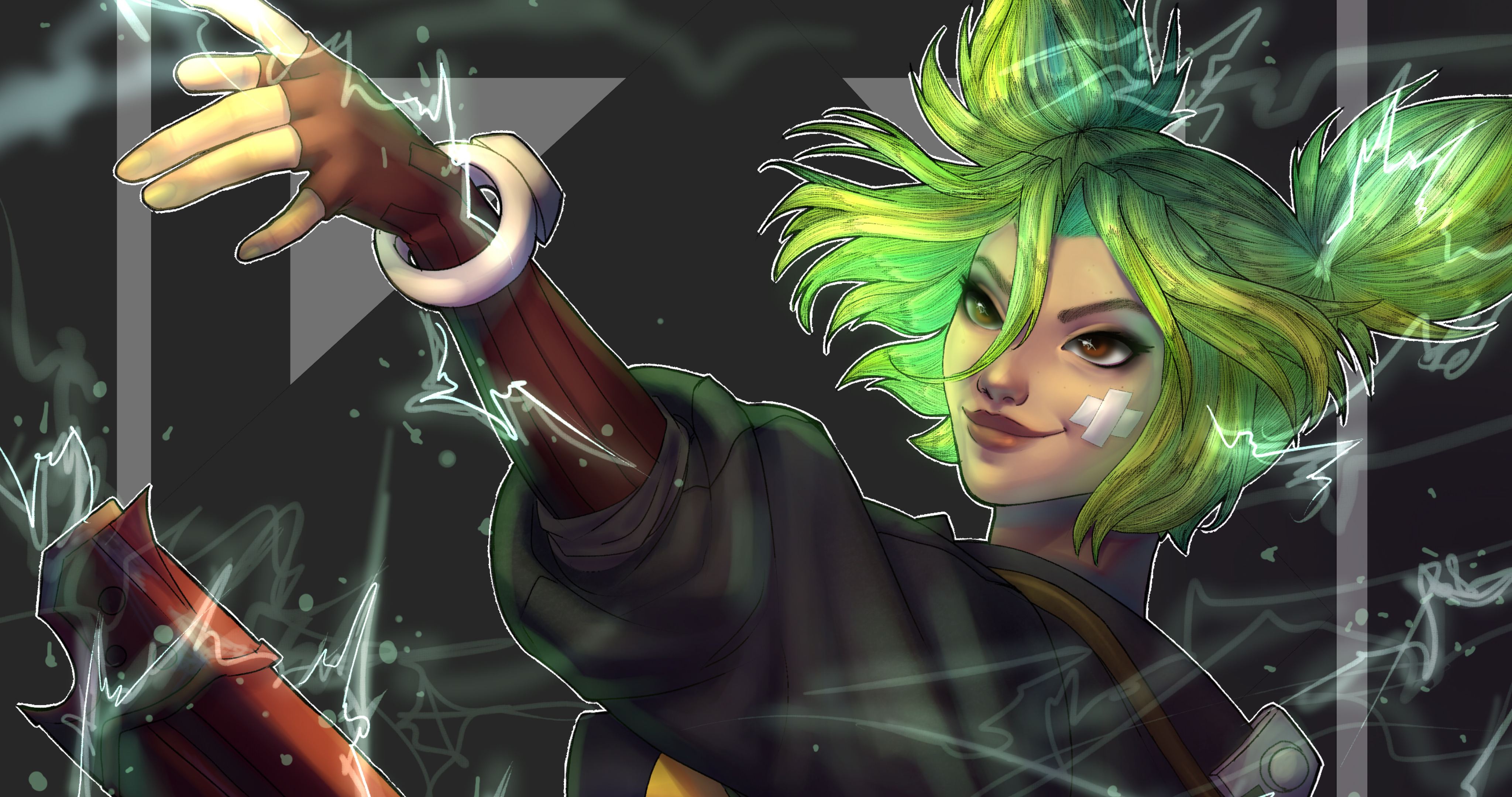 4096x2160 Resolution Zeri HD League Of Legends Art 4096x2160 Resolution ...