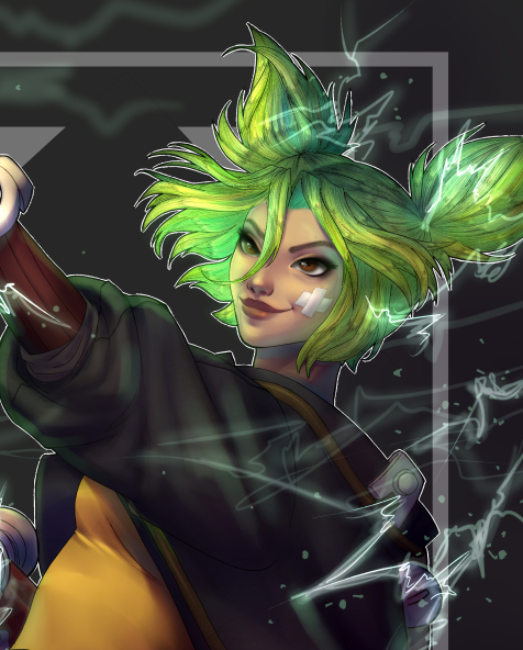 476x592 Resolution Zeri HD League Of Legends Art 476x592 Resolution ...