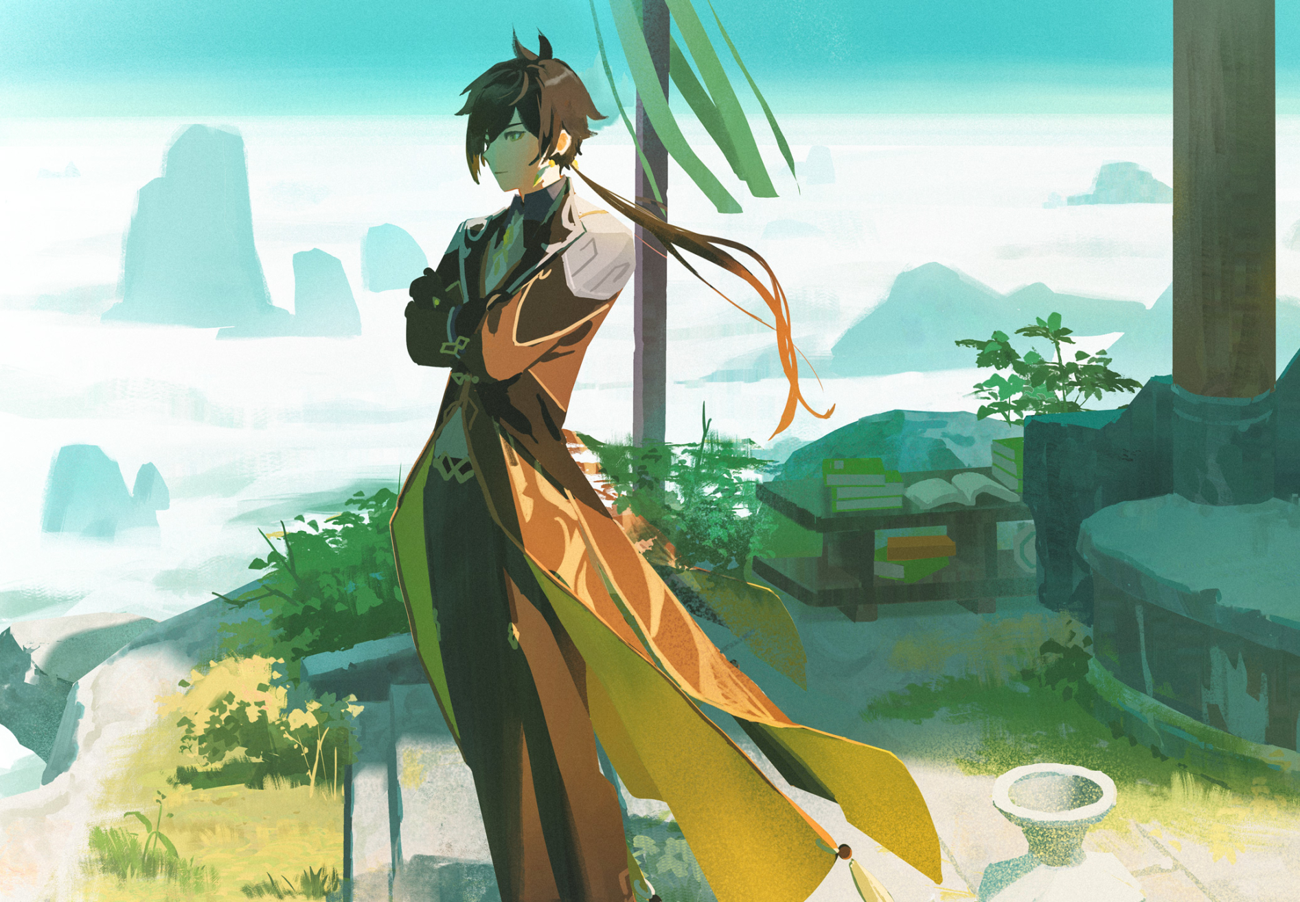 1893x1313 Zhongli 2022 Genshin Impact Art 1893x1313 Resolution ...