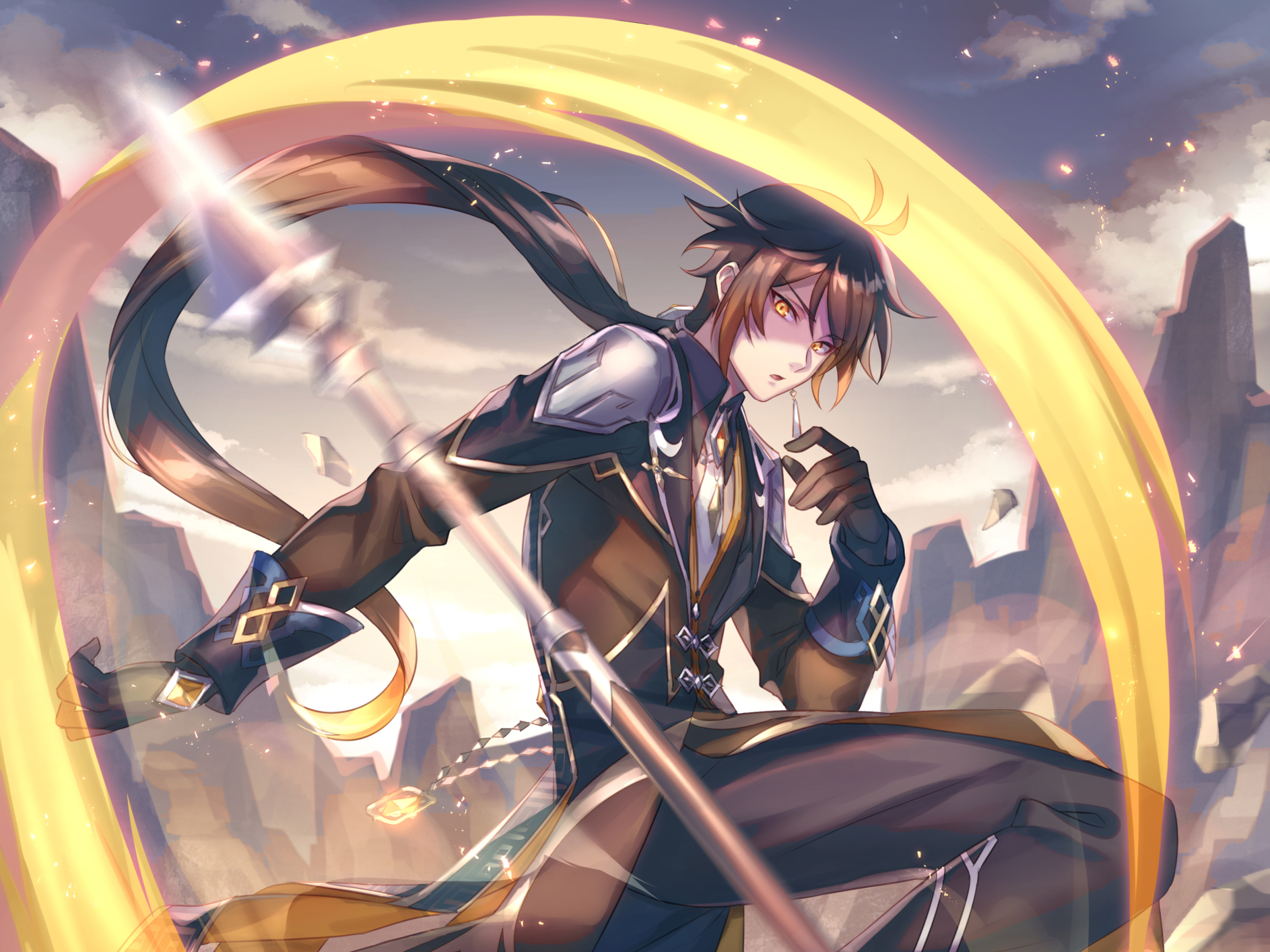 4000x3000 Resolution Zhongli Digital Art Genshin Impact 4000x3000 ...
