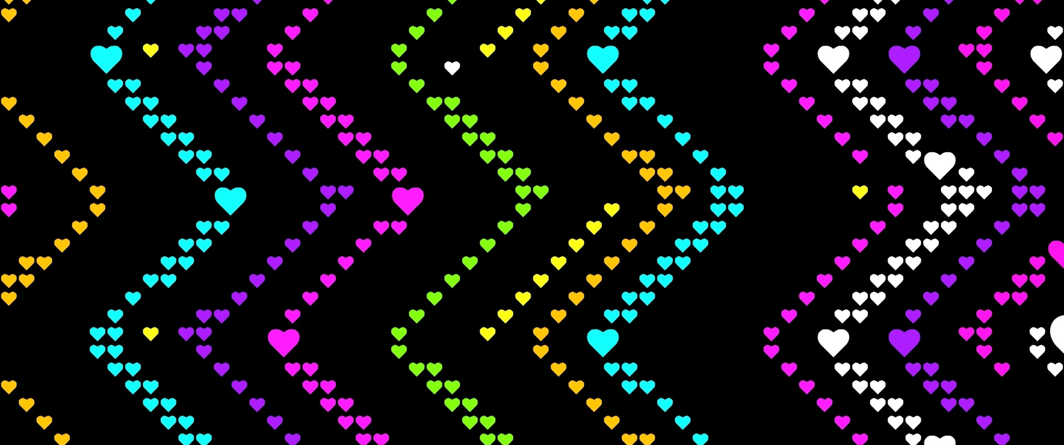 3440x1440 Resolution Zig Zag Hearts Pattern 3440x1440 Resolution ...