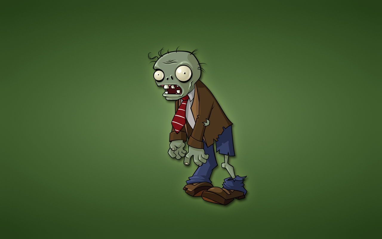 1280x800 Resolution zombies, plants vs zombies, green background ...