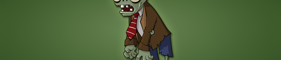 1125x243 Resolution zombies, plants vs zombies, green background ...