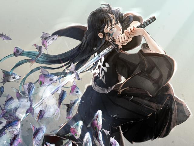 1920x1080 Muichiro Tokito Art 1080P Laptop Full HD Wallpaper, HD Anime ...